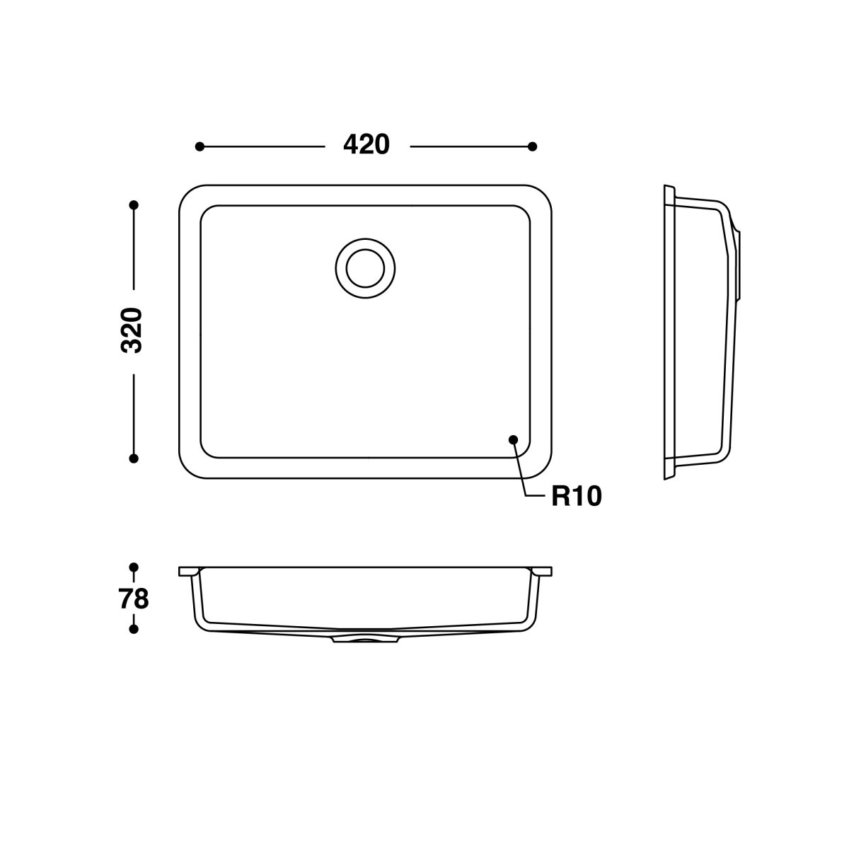 HI-MACS® CB4232 Basin | Counter Production Ltd