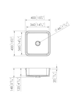 KRION® 3-Way B603 E | Counter Production Ltd