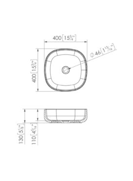 KRION® Unique B604 ON TOP | Counter Production Ltd