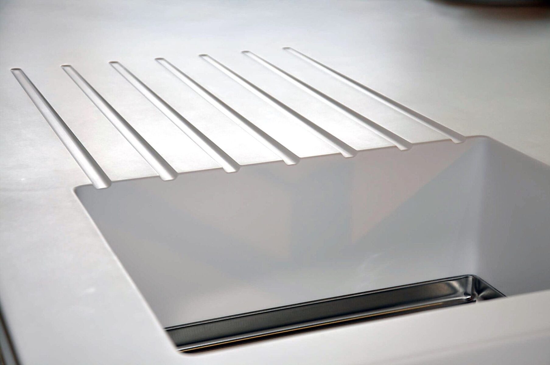 Worktop Drainer Grooves | Counter Production Ltd