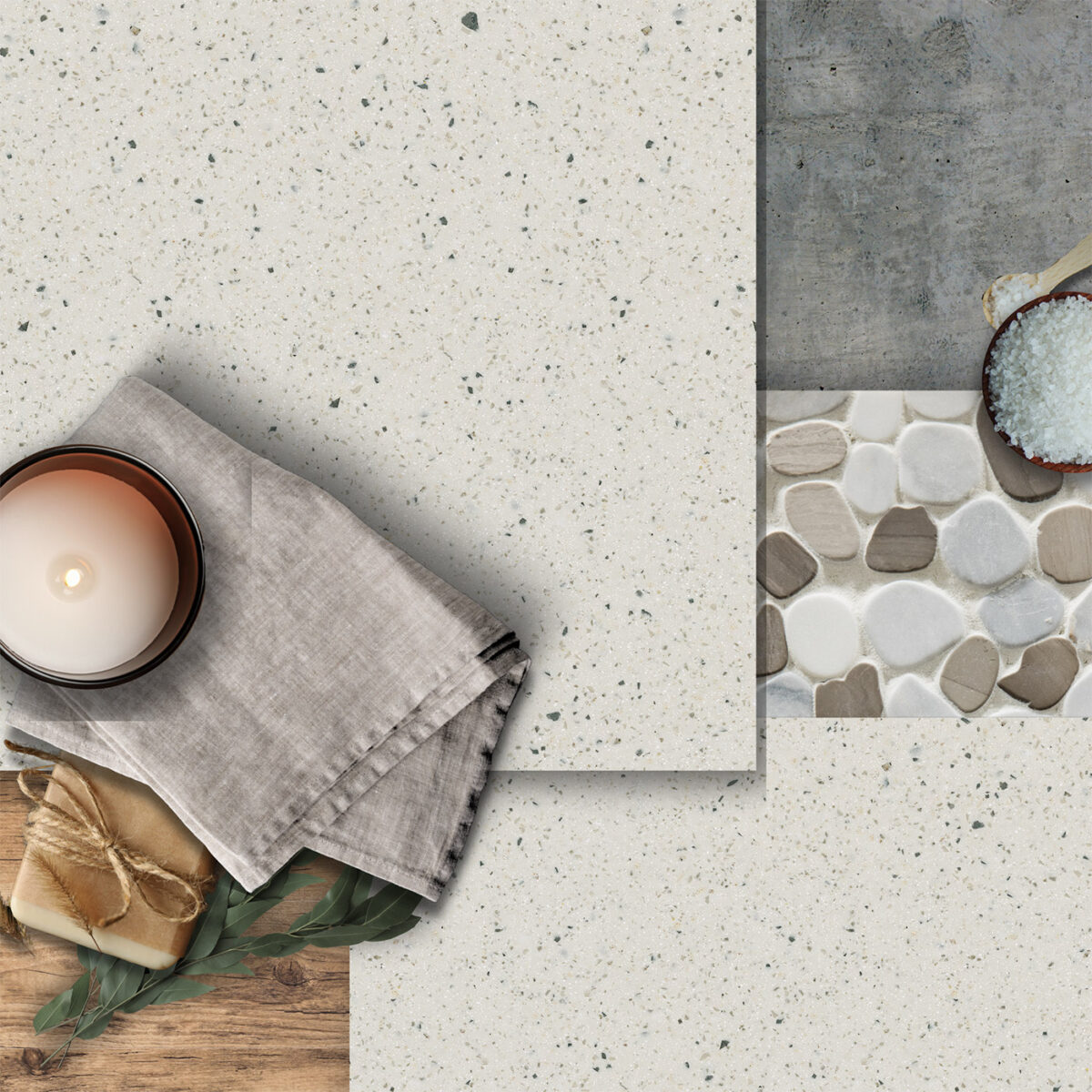 Corian® PEPPERED TERRAZZO | Counter Production Ltd