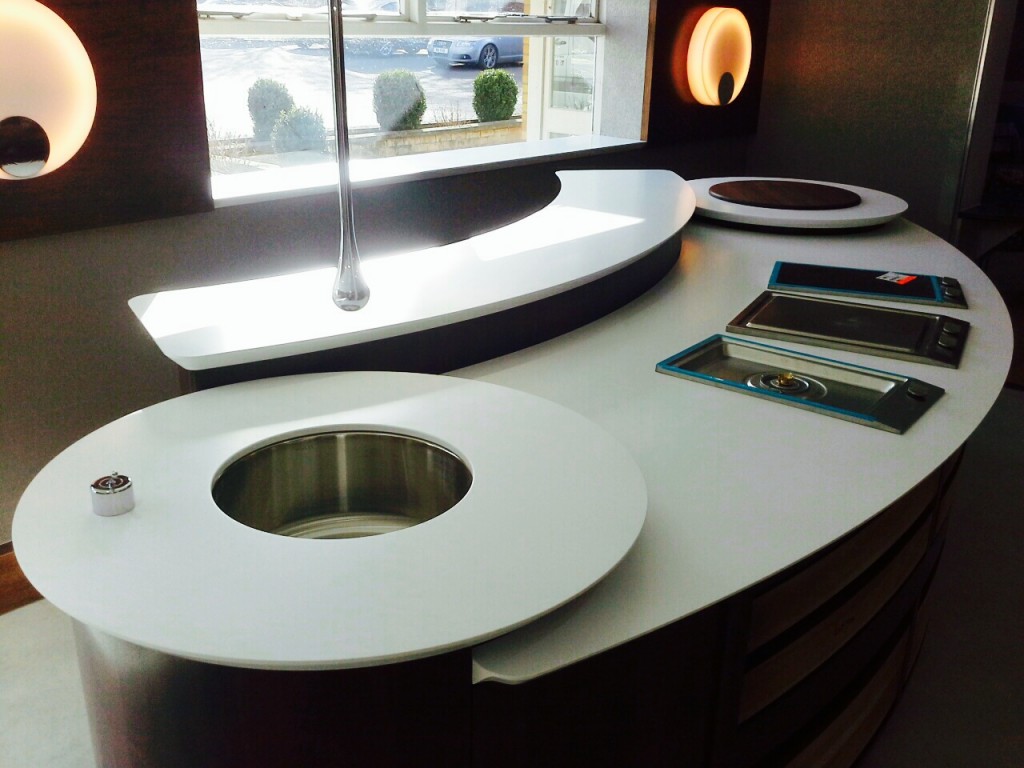 Curved Corian® Worktops | Counter Production Ltd